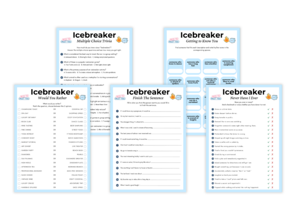 Icebreaker The Price is Right Game Printable - Digital Download - Print ...