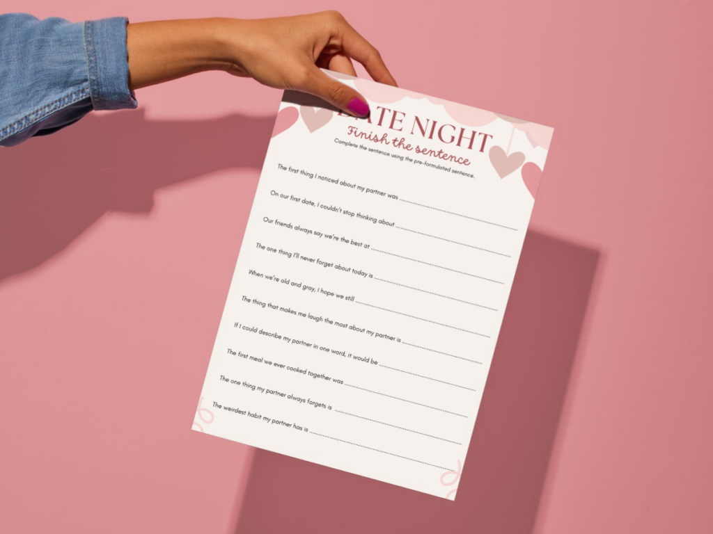 Date Night 10 Games Bundle Printable - Digital Download - Print Play Palace