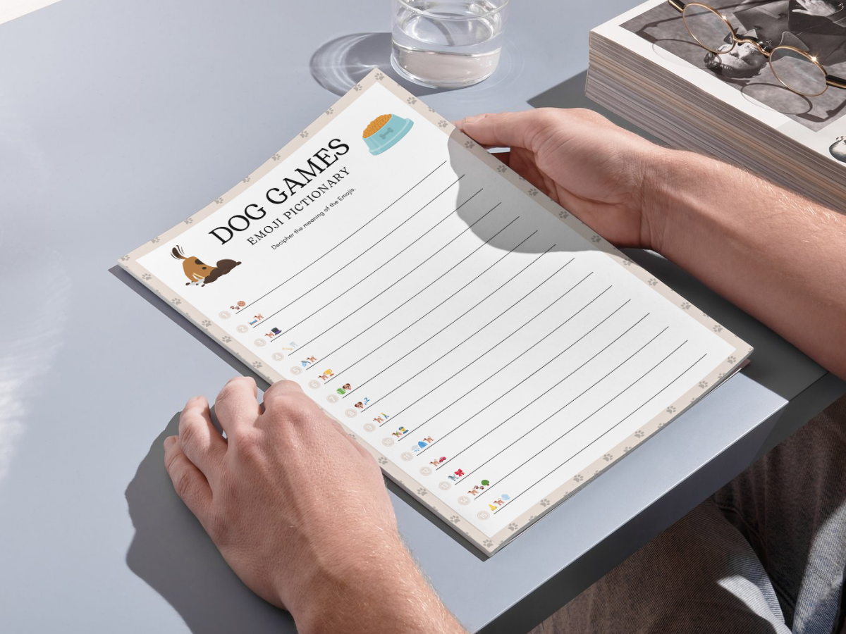 Dog 10 Games Bundle Printable - Digital Download - Print Play Palace