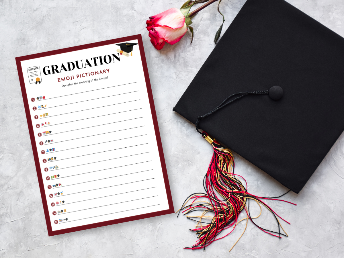 Graduation 12 Games Bundle Printable - Digital Download - Print Play Palace