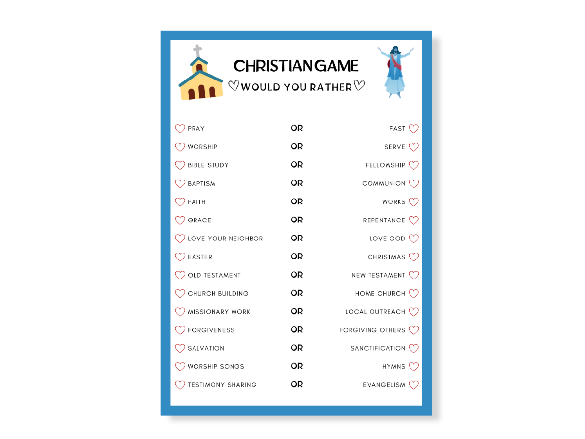 Christian Would You Rather Game Printable - Digital Download - Print ...