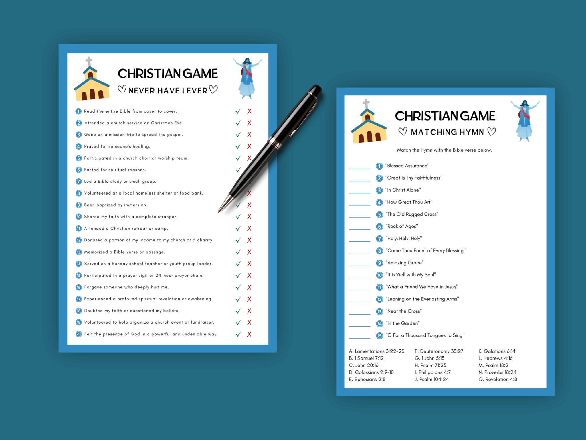 10 Fun and Easy Christian Games for Family Gatherings - Printable Games ...
